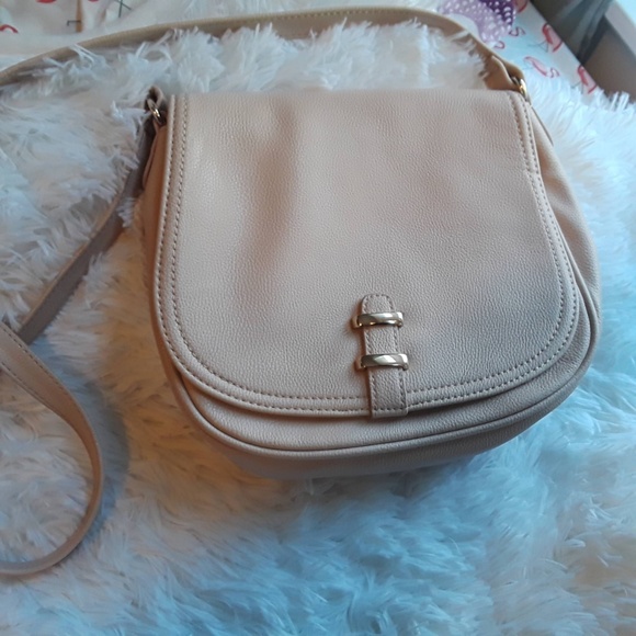 Express | Bags | Express Blush Crossbody Purse W Snap Closure | Poshmark